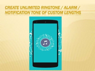 Ring tone maker mp3 cutter | PPTX