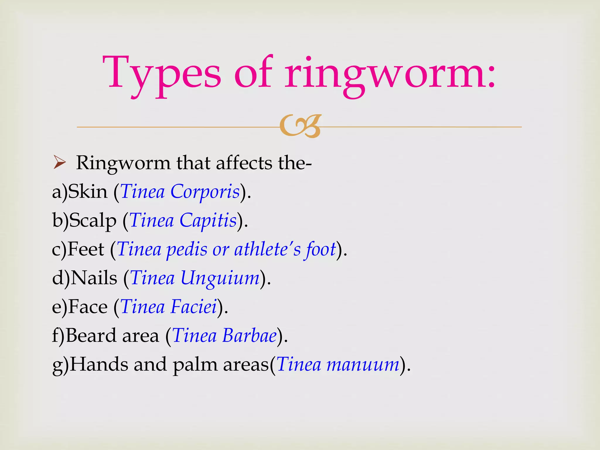 Ringworm | PPTX
