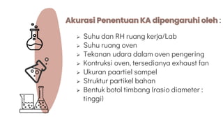 Analisis Kadar Air | PPTX