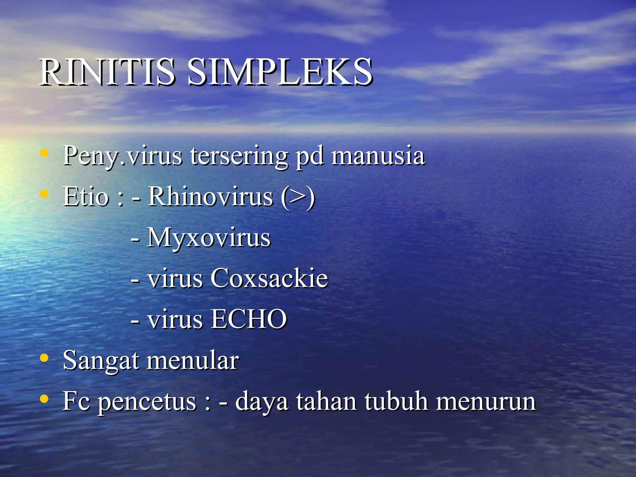 Rinitis | PPT