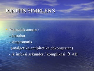 Rinitis | PPT