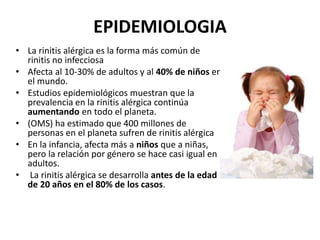Rinitis alergica expo | PPTX