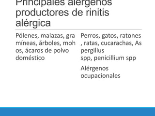 Rinitis alergica | PPTX