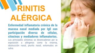 Rinitis alérgica en pediatría | PPTX