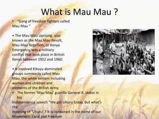 "Anti-Colonial struggle in Ngugiw thiongos's Grain of Wheat" | PPT