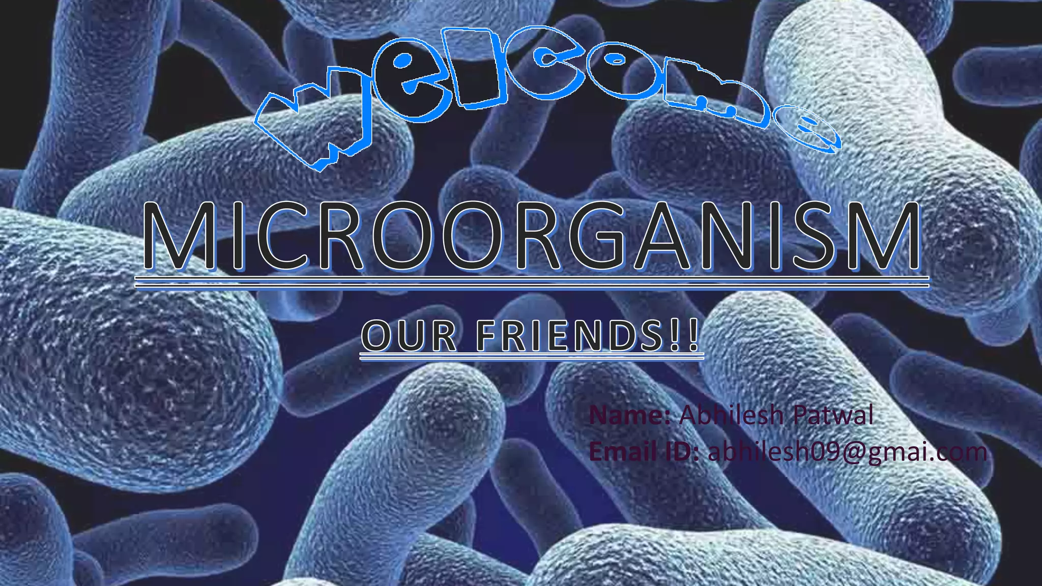 Microorganisms our friends | PPT