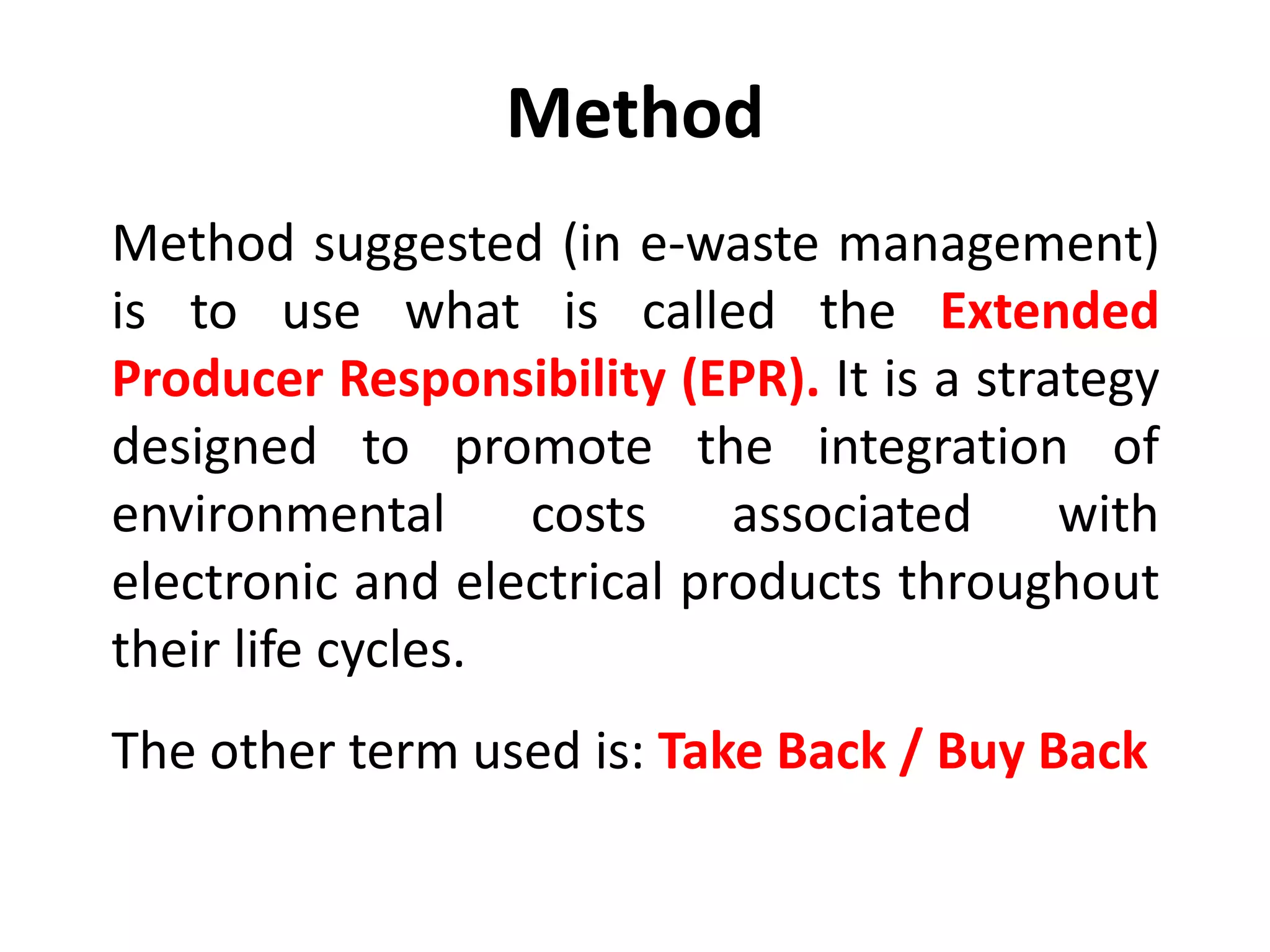Tack Back System for Household E-Waste Management System in Malaysia | PPTX
