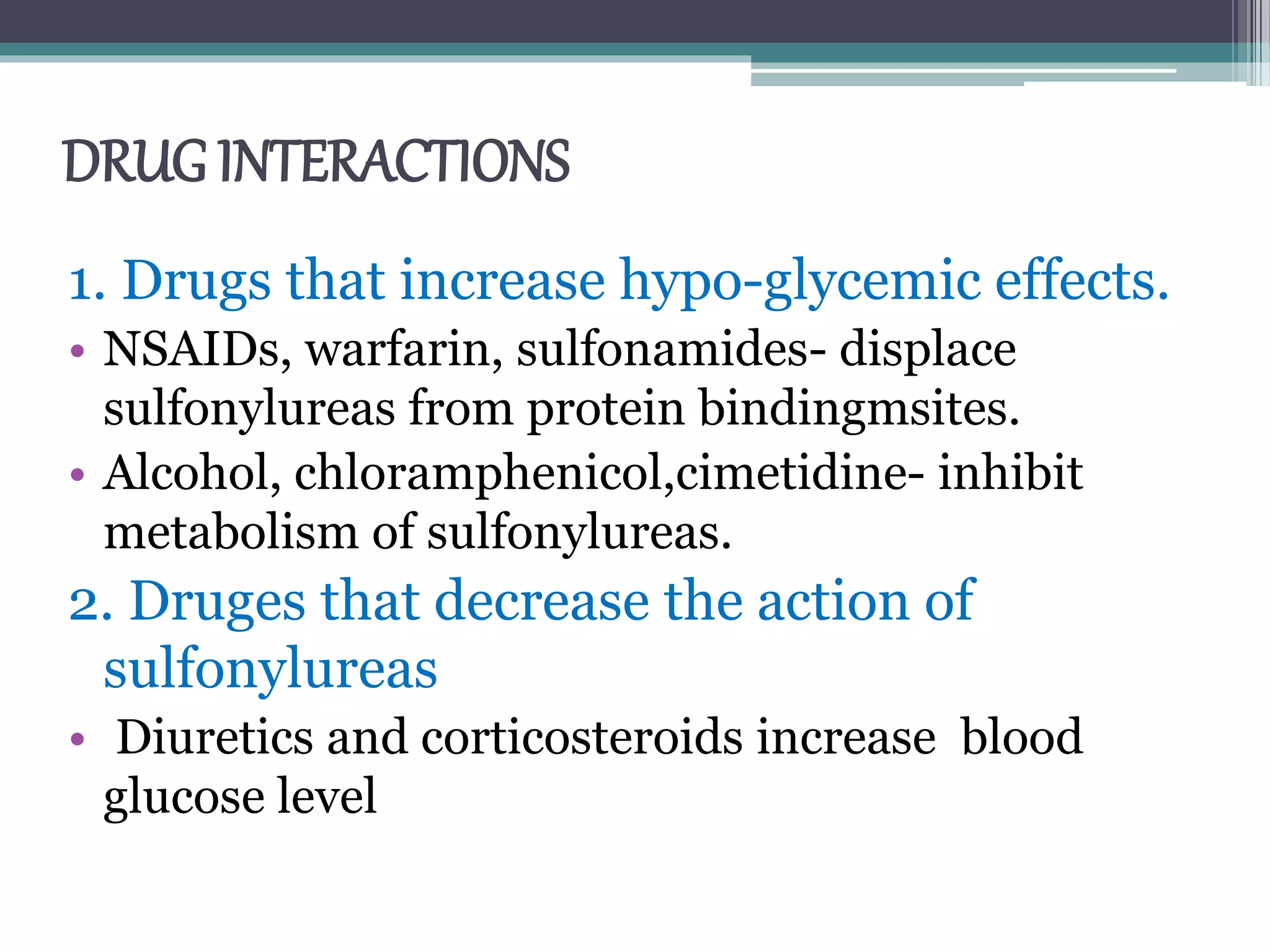 oral hypoglycemic drugs | PPTX