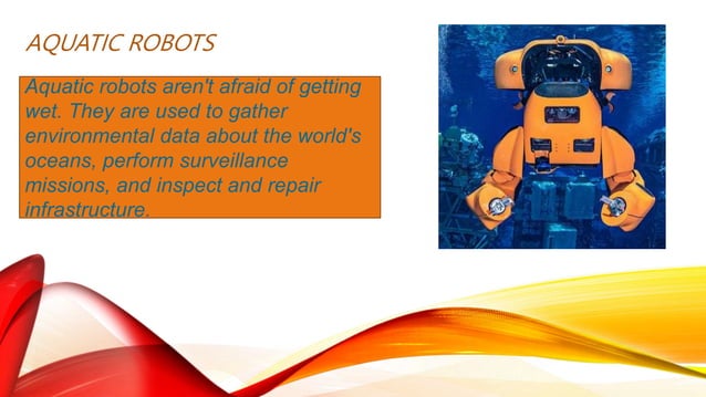 The six most common types of robots are autonomous mobile. | PPT