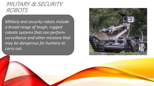 The six most common types of robots are autonomous mobile. | PPT