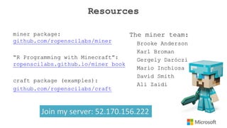 R in Minecraft | PPT