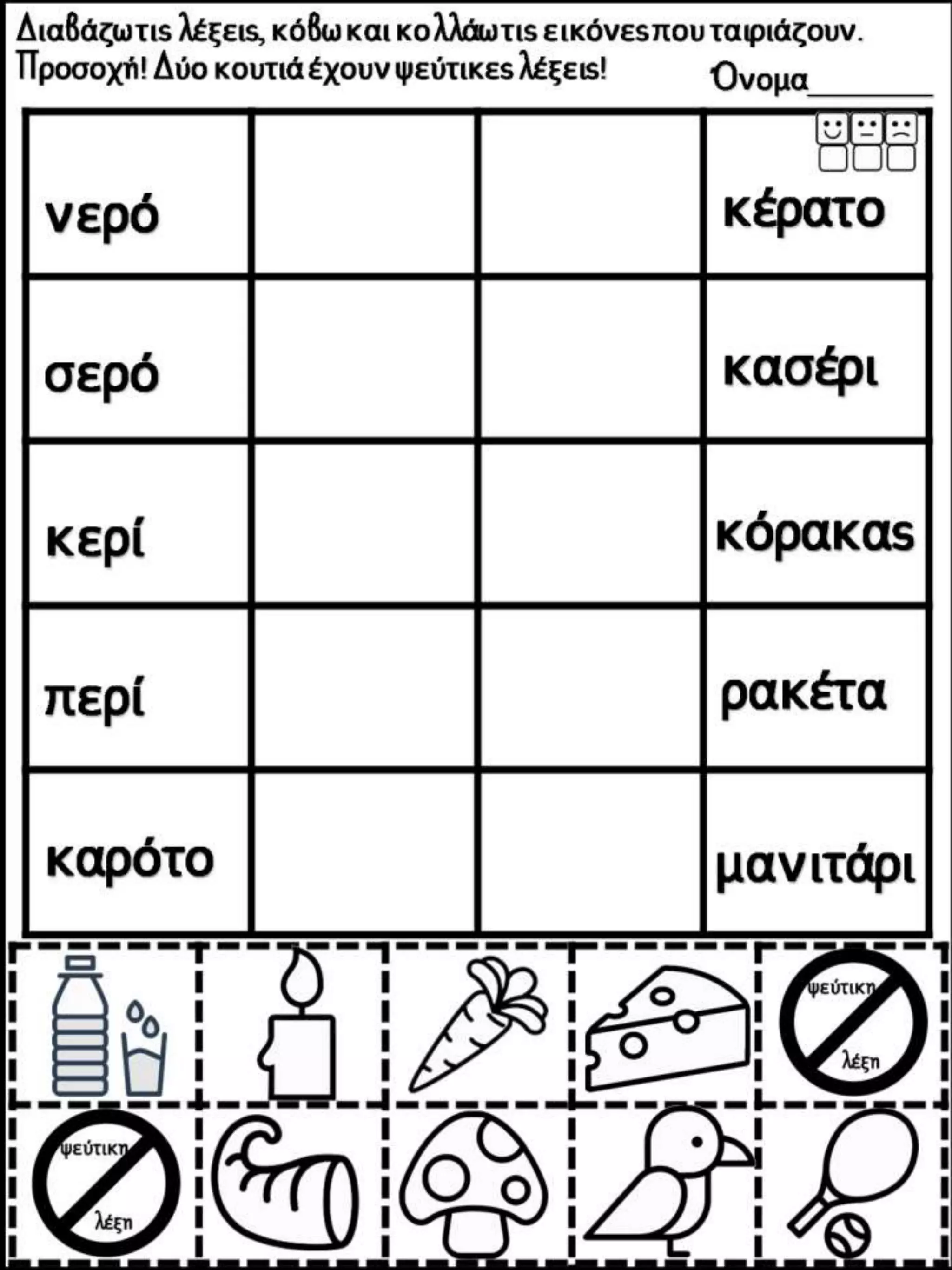 Το γράμμα Ρ ρ / Ρινόκερος και κόκορας / Φύλλα εργασίας και εκπαιδευτικό ...