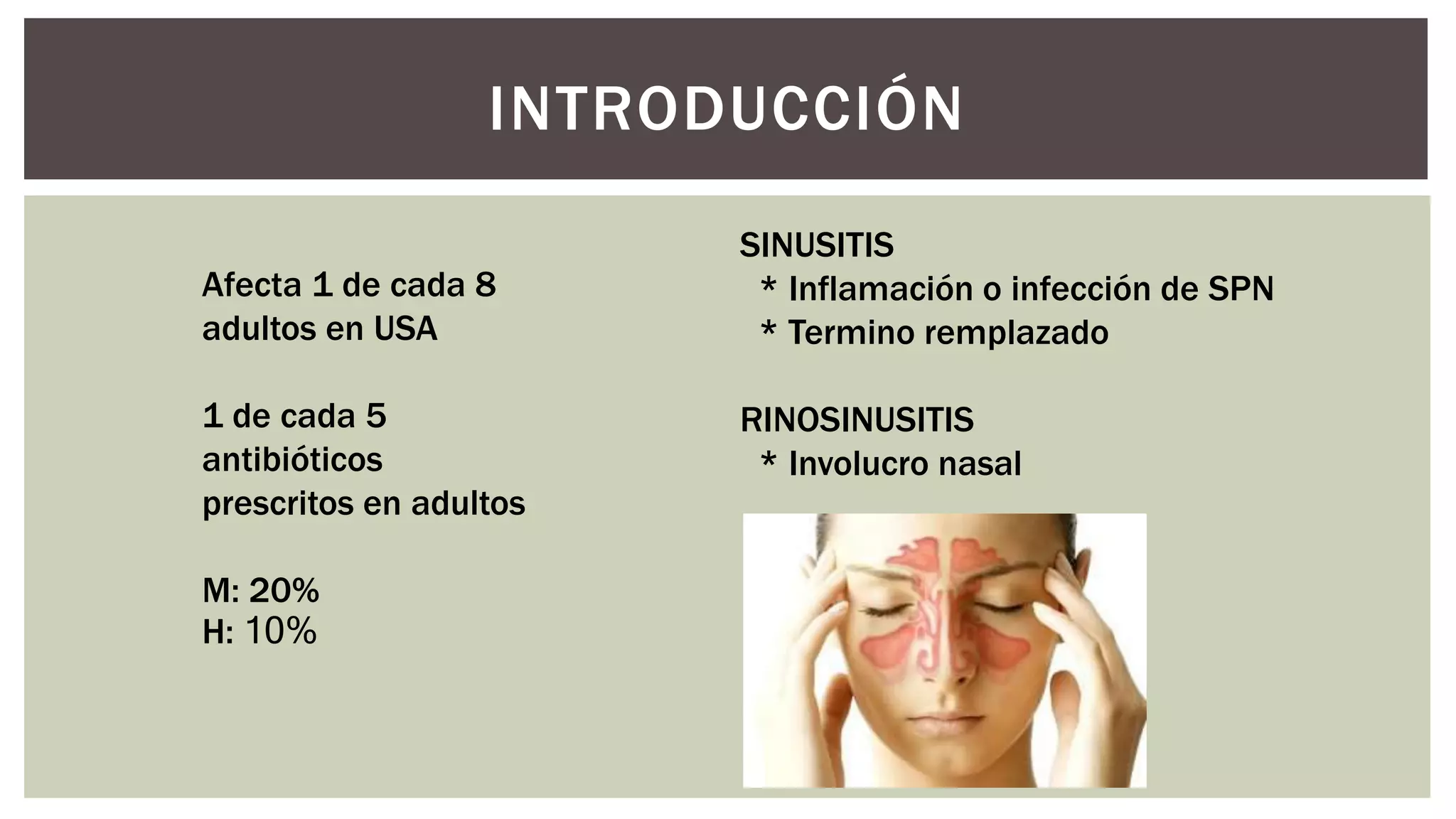 Rinosinusitis aguda y complicaciones. | PPTX