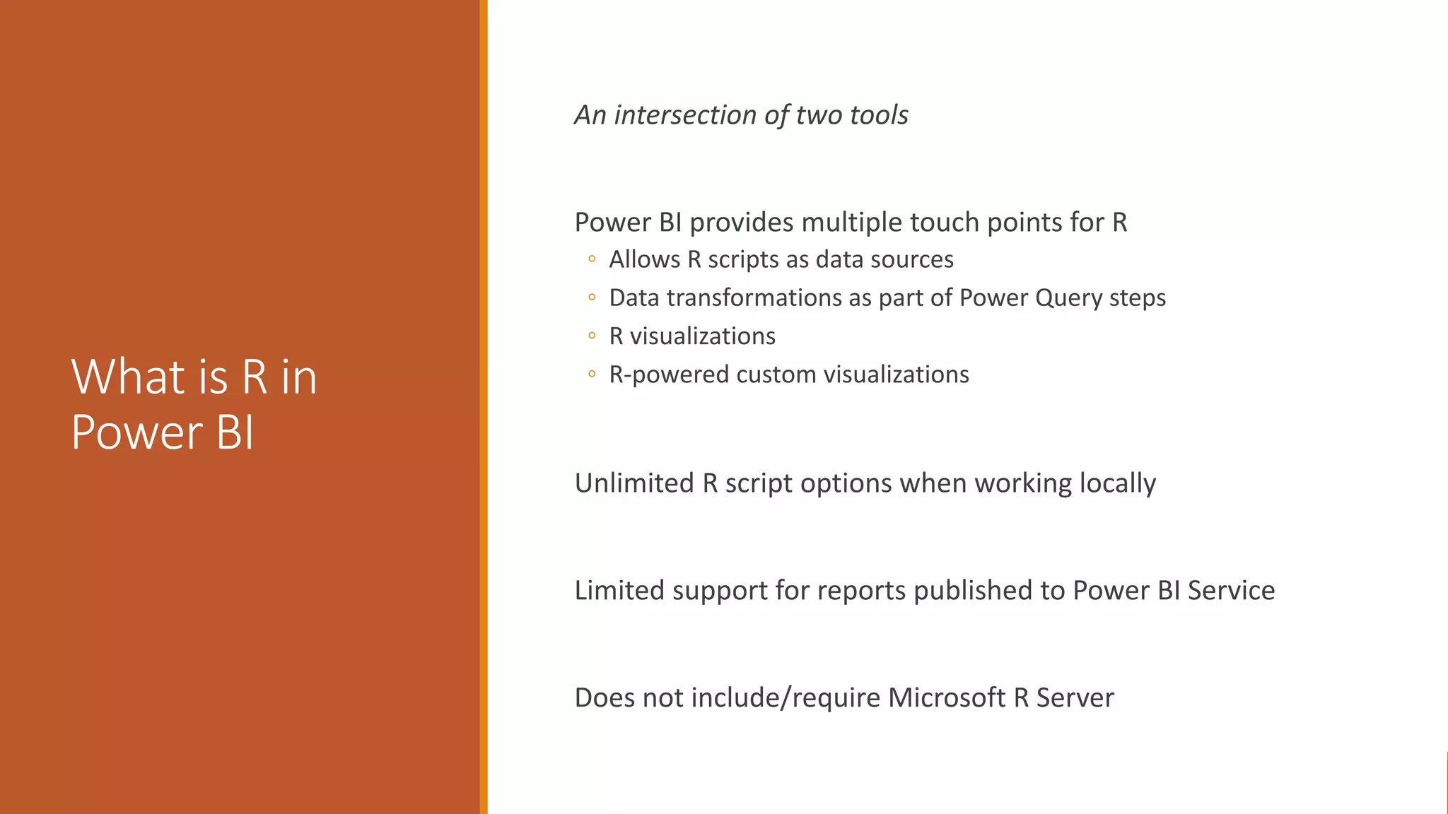 R in Power BI | PPT