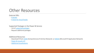 R in Power BI | PPT