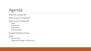 R in Power BI | PPT