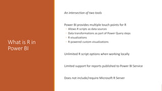 R in Power BI | PPT