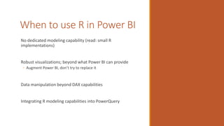R in Power BI | PPT