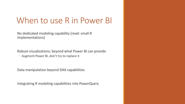 R in Power BI | PPT