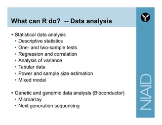 An introduction to R | PPT