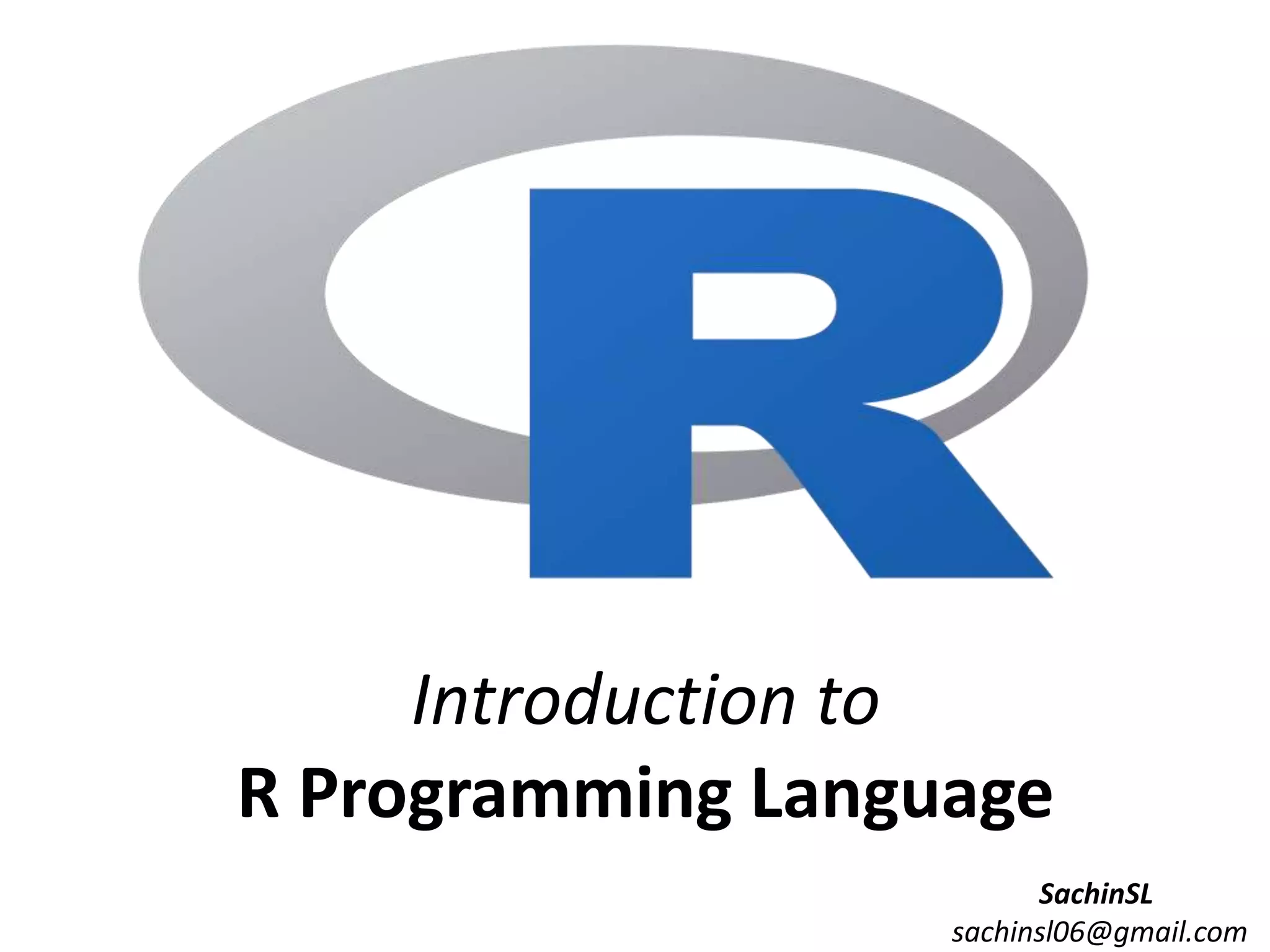 R introduction | PPT