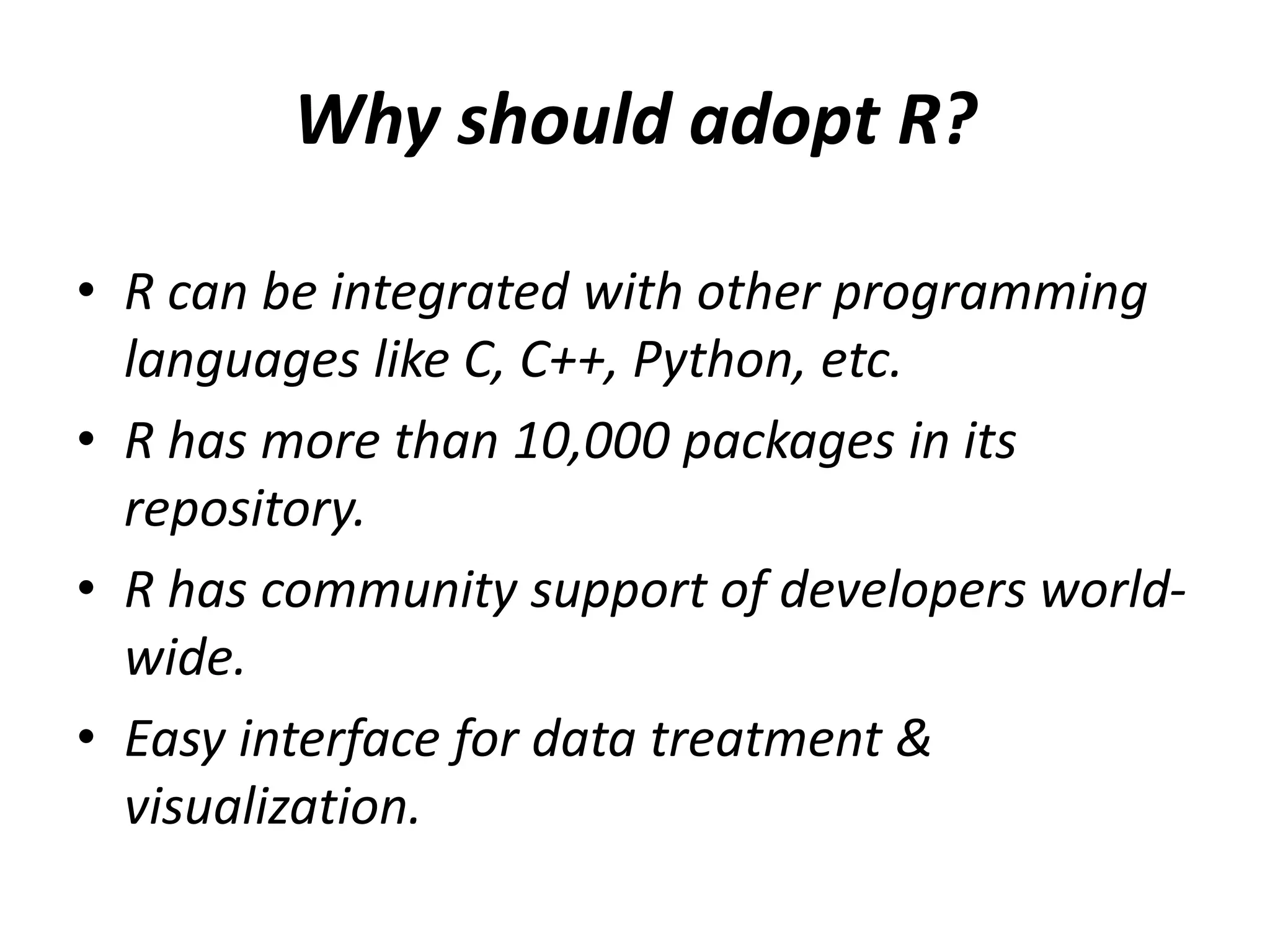 R introduction | PPT