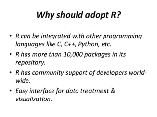 R introduction | PPT
