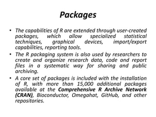 R introduction | PPT