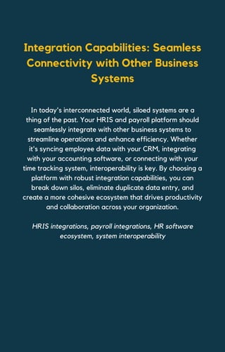 HRIS and Payroll Platform Guide EBook | PDF