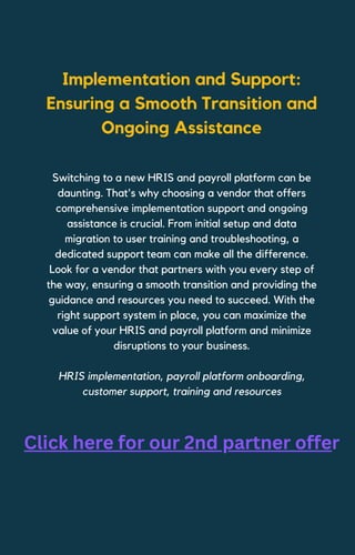 HRIS and Payroll Platform Guide EBook | PDF