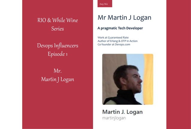 Rio and while wine series 1——Martin Logan (English） | PPT