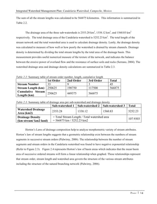 Rio Candelaria Integrated Watershed Management Plan | PDF