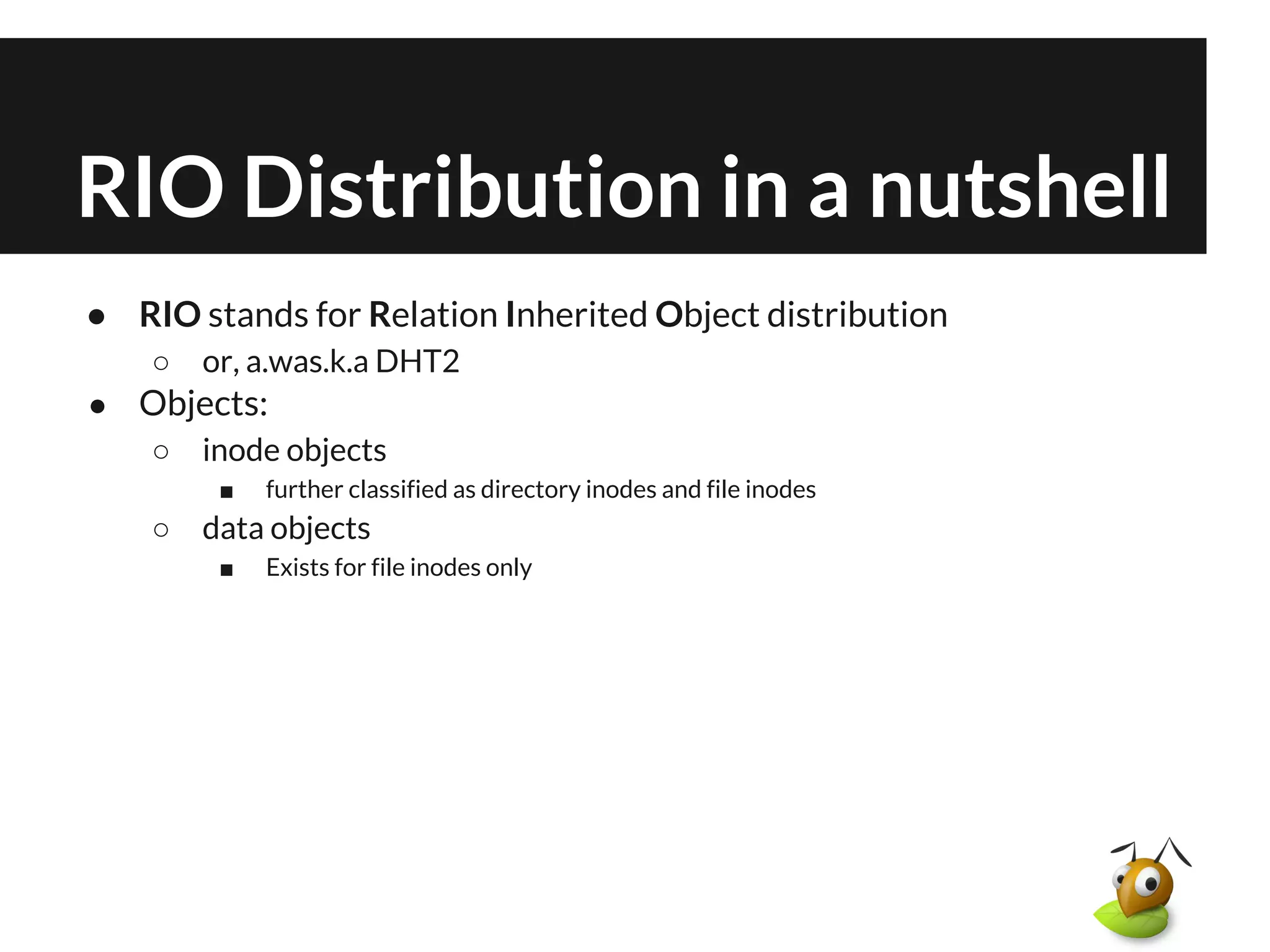 RIO Distribution: Reconstructing the onion - Shyamsundar Ranganathan | PDF