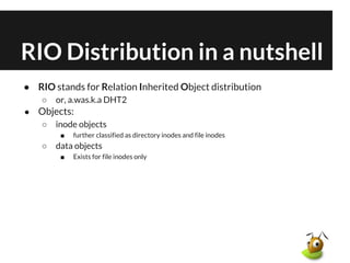 RIO Distribution: Reconstructing the onion - Shyamsundar Ranganathan | PDF