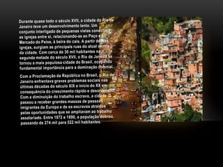 Urbanização do Rio de janeiro | PPTX