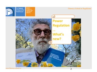 Power Regulation: 3 novelties from the EU | PPT