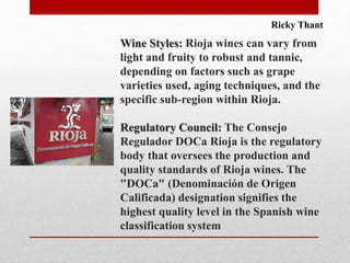 Rioja Wine.pptx | Alcoholic Beverages | Food & Drink