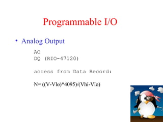 RIO Application Programming | PPT