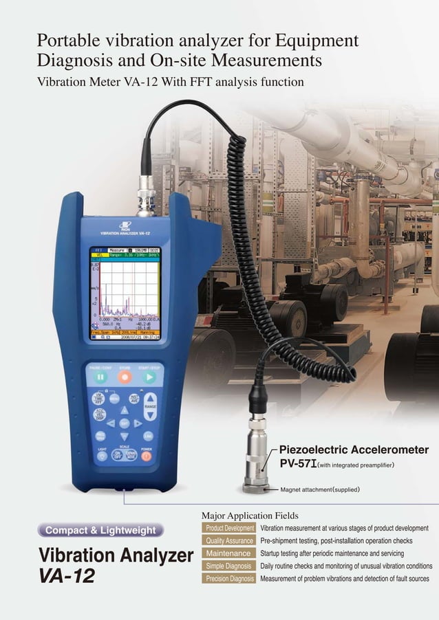 Rion va 12-datasheet_vibration_Analyzer | PDF