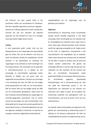 Rio Roadmap Intelligent Organization | PDF