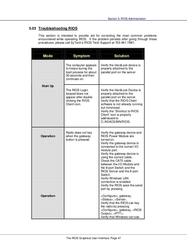 Rios client manual rios graphical user interface 3.xx