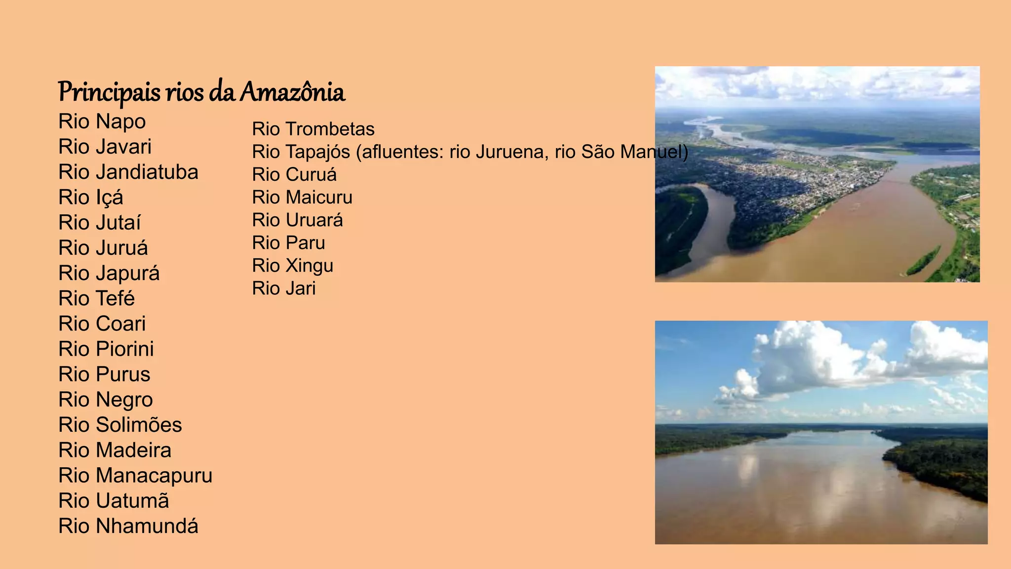 Rios da amazonia | PPT