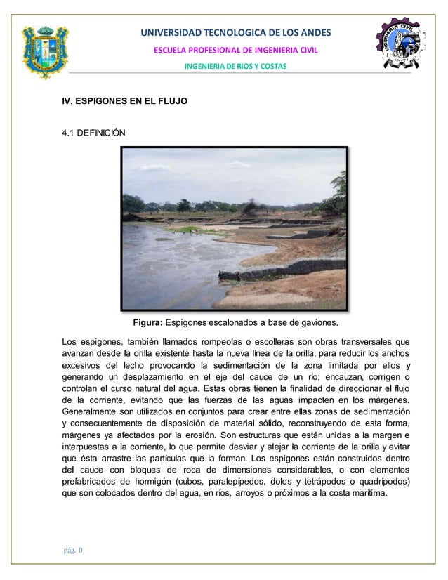 Espigones (definición -clasificación-tipos-usos) | DOCX | Geography ...