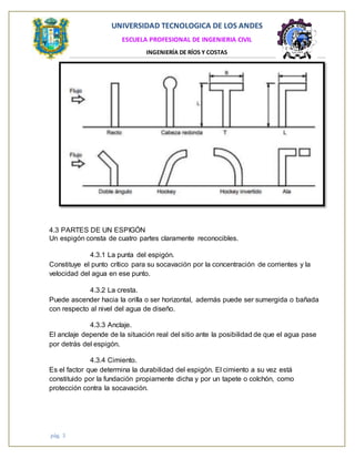 Espigones (definición -clasificación-tipos-usos) | DOCX