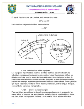 Espigones (definición -clasificación-tipos-usos) | DOCX