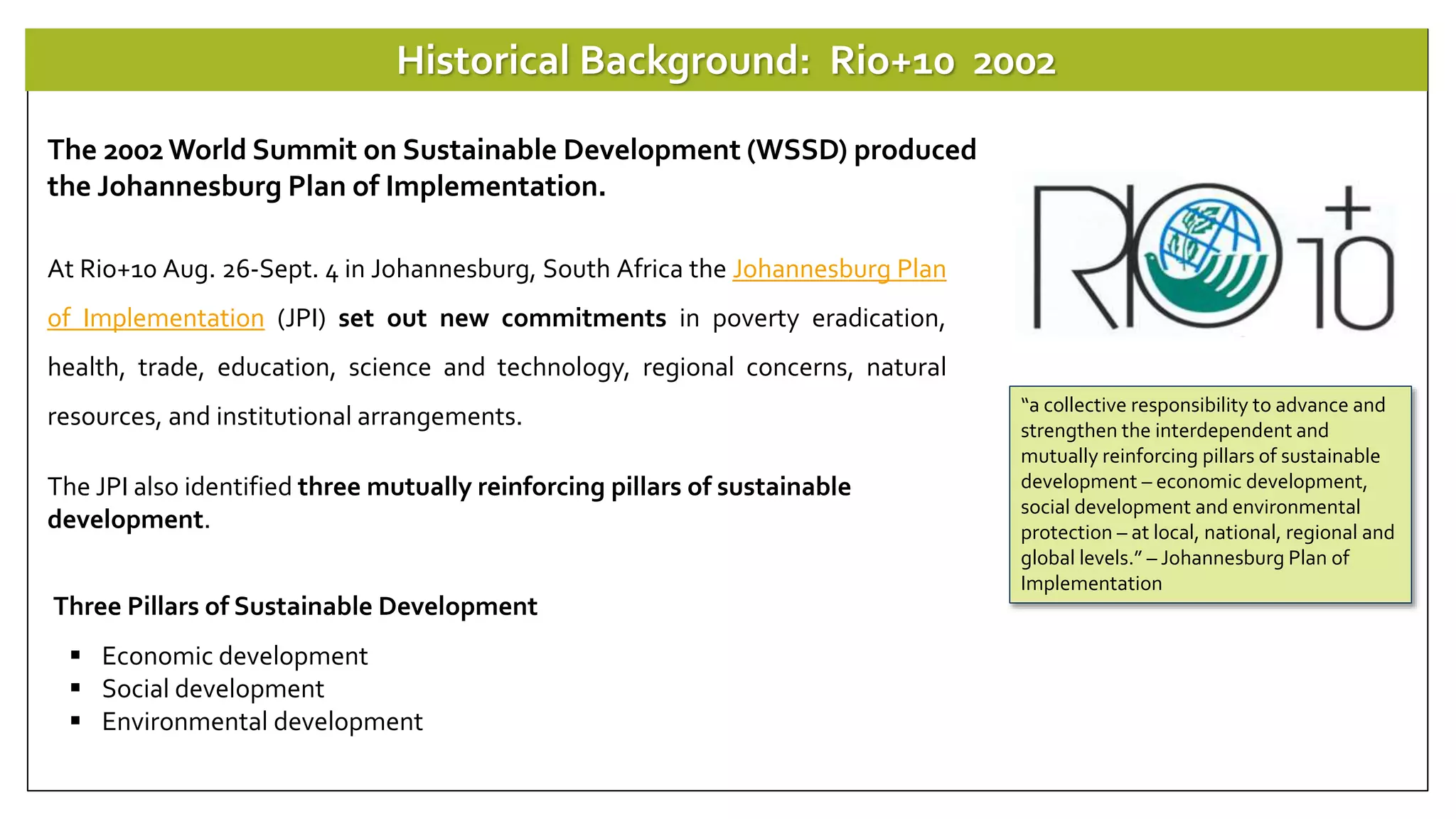 Rio summit | PPTX