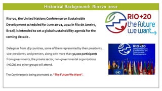 Rio summit | PPT