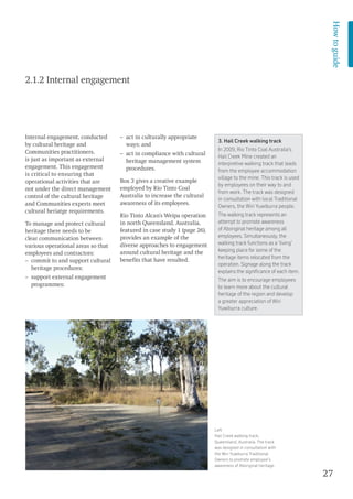 Rio tinto cultural heritage guide | PDF