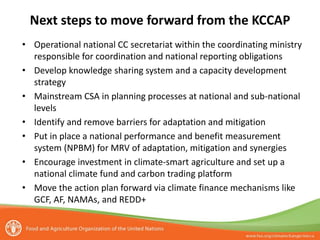 Climate Smart Agriculture in Kenya Scoping Study on Climate-Smart ...