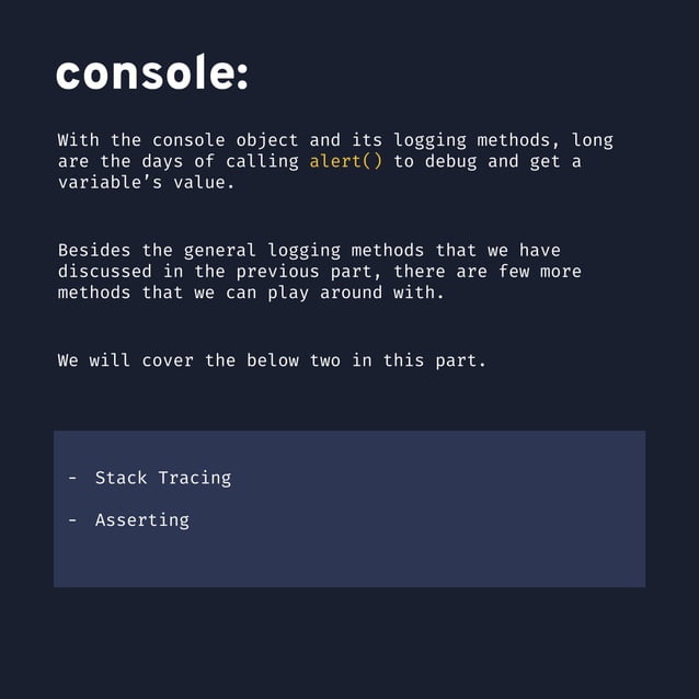 Logging in JavaScript - part-2 | PDF